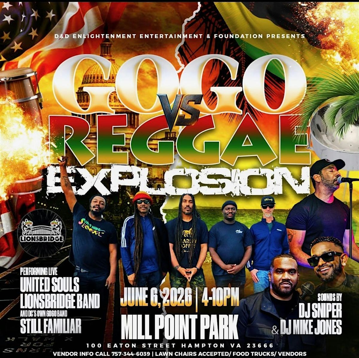 D&D Enlightenment Foundation Presents GoGo Vs Reggae Explosion, 100 ...