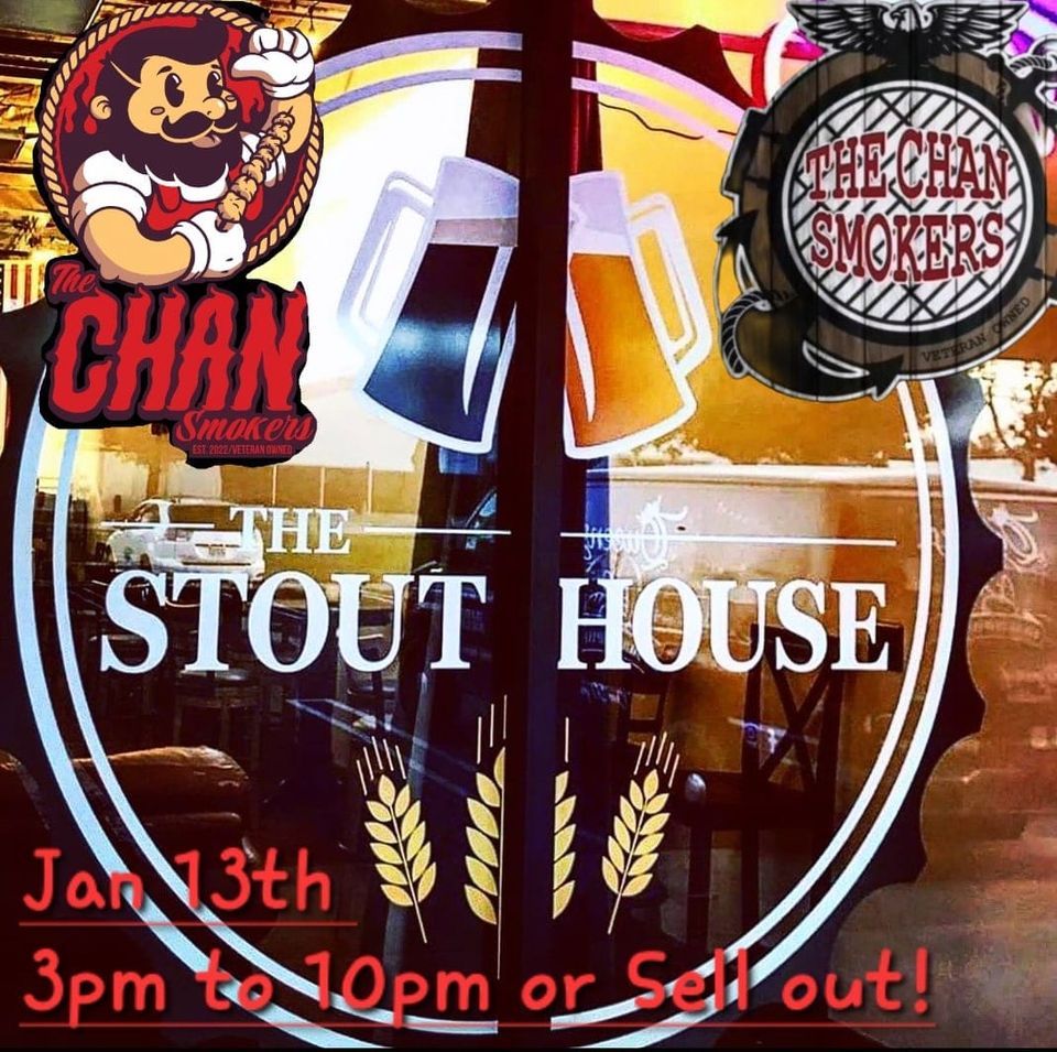 The Chan Smoker BBQ at The Stout House Upland, The Stout House, Upland ...