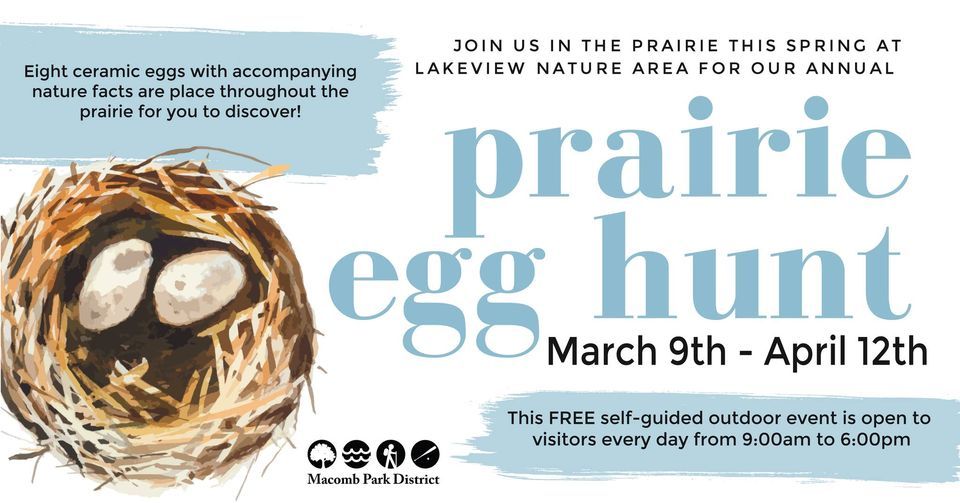 Prairie Egg Hunt Begins!, Lakeview Nature Area & Center, Macomb, March ...