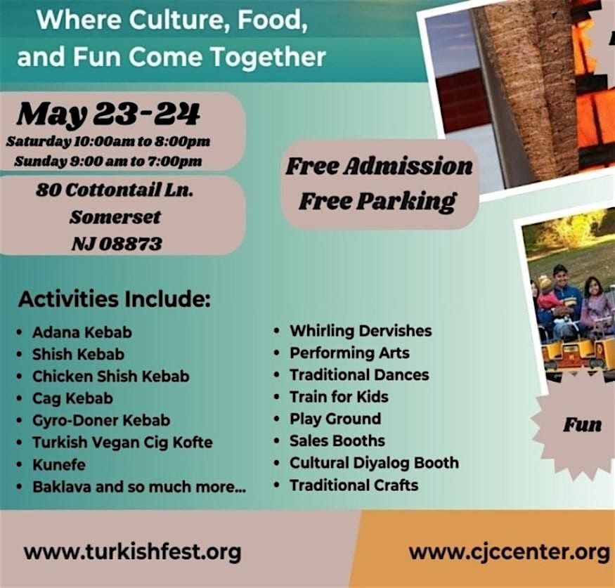 Turkish Food & Art Festival 2026, 80 Cottontail Ln, Somerset, 6 June to ...