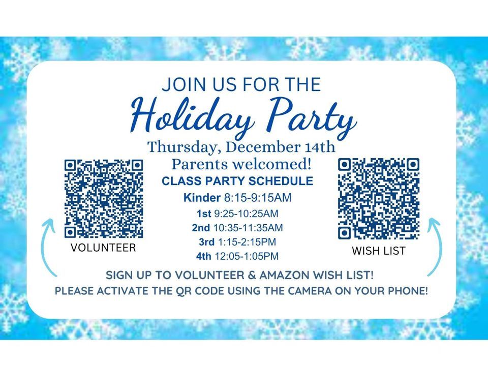 Holiday Party, Bette Perot Elementary, Haltom City, December 14 2023 ...