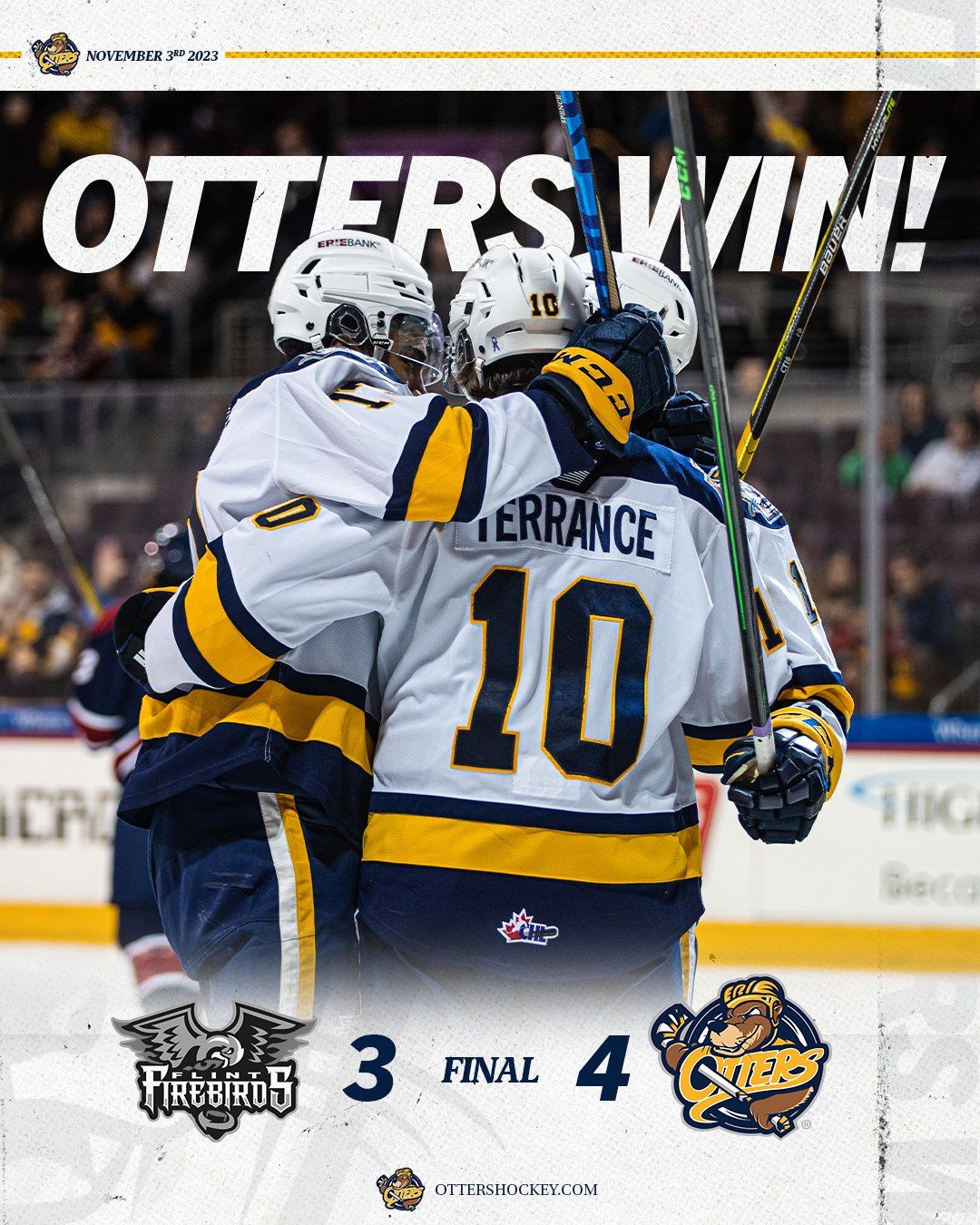 Erie Otters vs. Flint Firebirds, Erie Insurance Arena | AllEvents.in