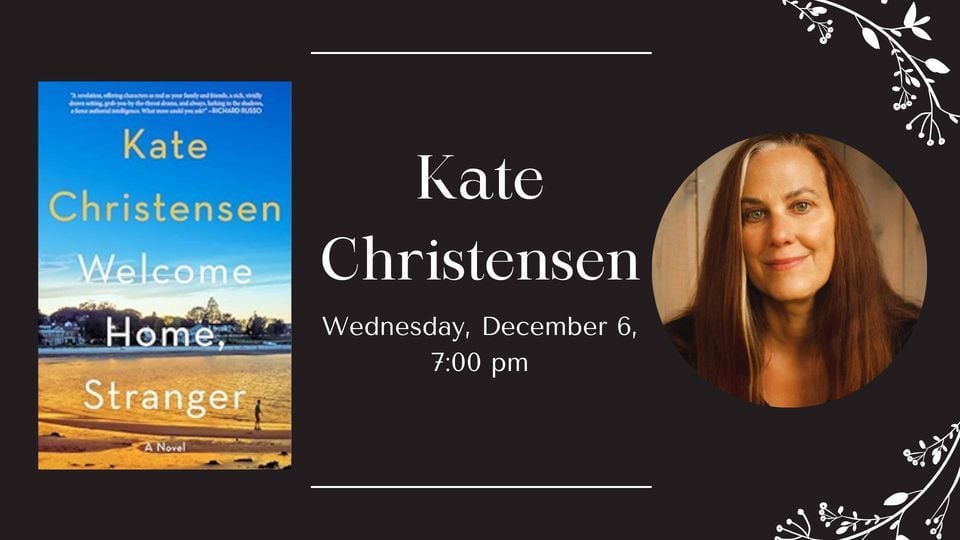 Kate Christensen, Prairie Lights Bookstore, Iowa City, 6 December 2023 ...