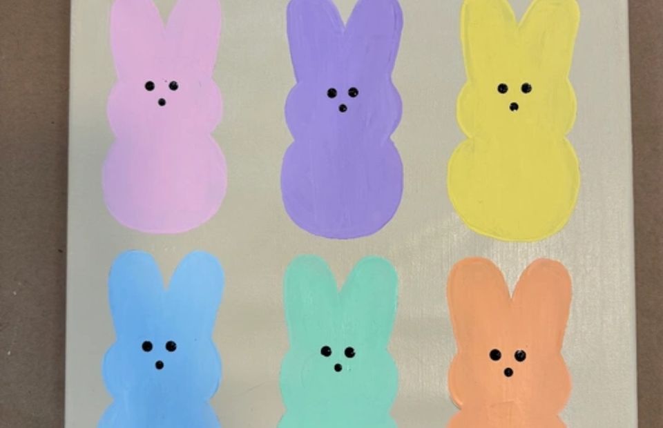 Hanging with your Peeps! Acrylic painting on canvas, 118 Louisiana Ave ...