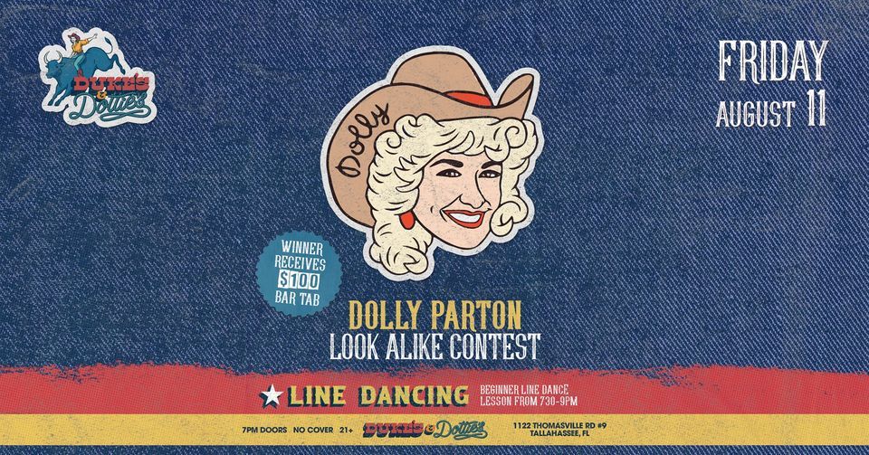 Dolly Parton Night - Costume Contest: $100 Bar Tab!, Duke’s & Dottie’s ...