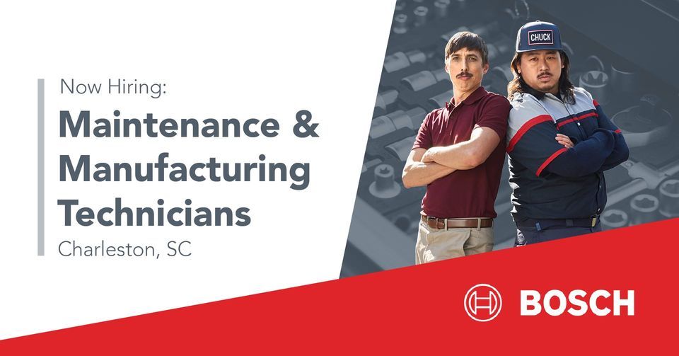 Bosch Charleston Hiring Event 5.24.23, Hampton Inn, Rock Hill, 24 May ...