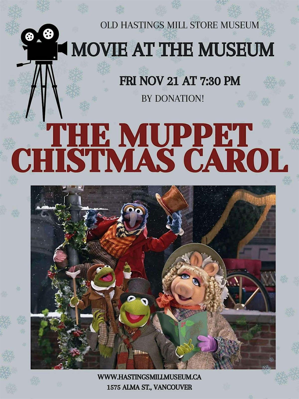 Christmas Movie Night at the Mill, Old Hastings Mill Store Museum ...