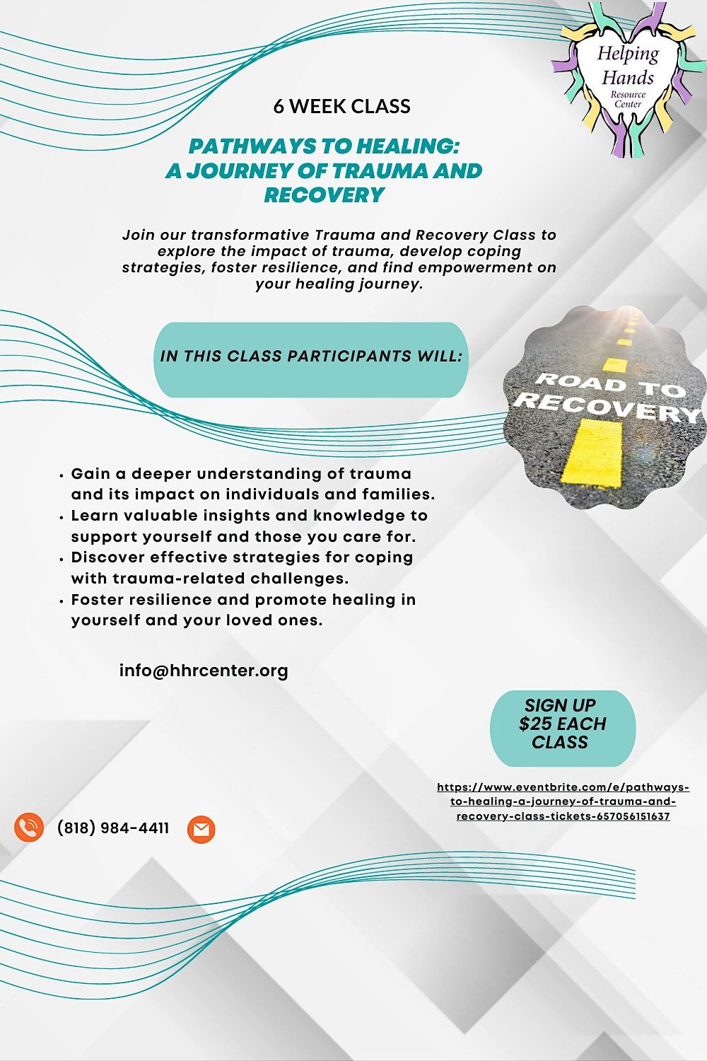 "Pathways to Healing: A Journey of Trauma and Recovery" Class, November ...