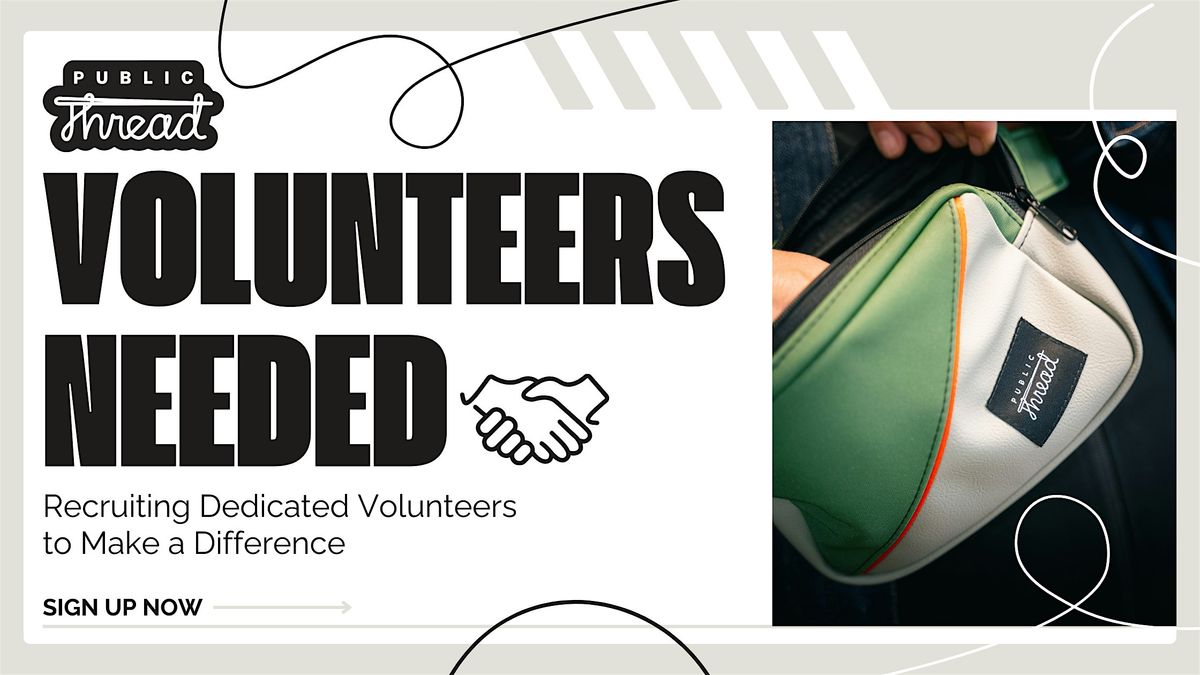 Volunteer Opportunity - Help Clean & Prep Billboard Material, Public ...