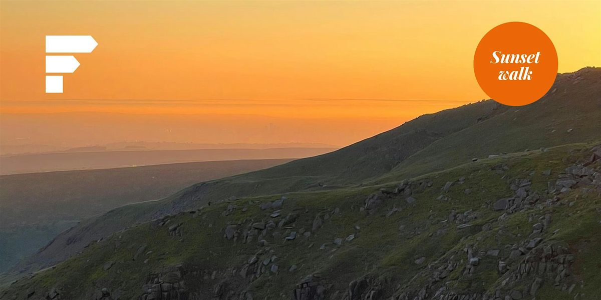 Kinder Scout Summer Sunset, Bowden Bridge Car Park, High Peak, 8 August ...