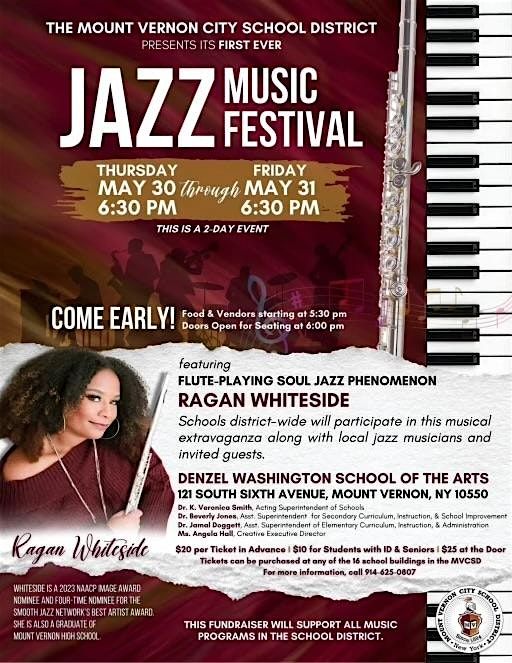 Mount Vernon City School District Jazz Music Festival, Phylicia Rashad ...