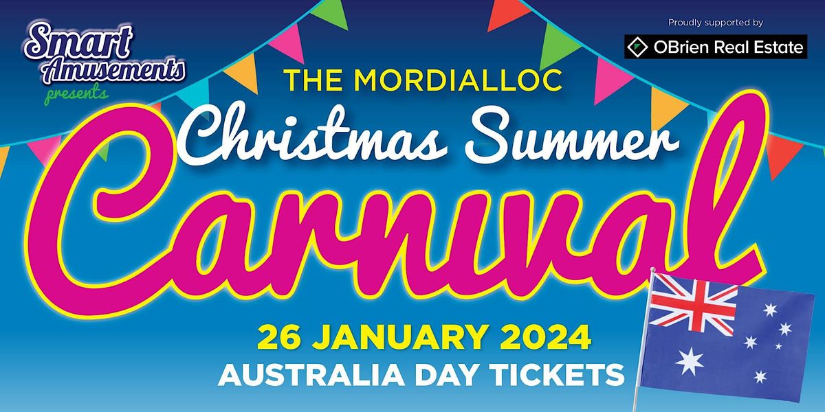 Mordialloc Summer Carnival 26th Jan, Peter Scullin Reserve, Mordialloc ...