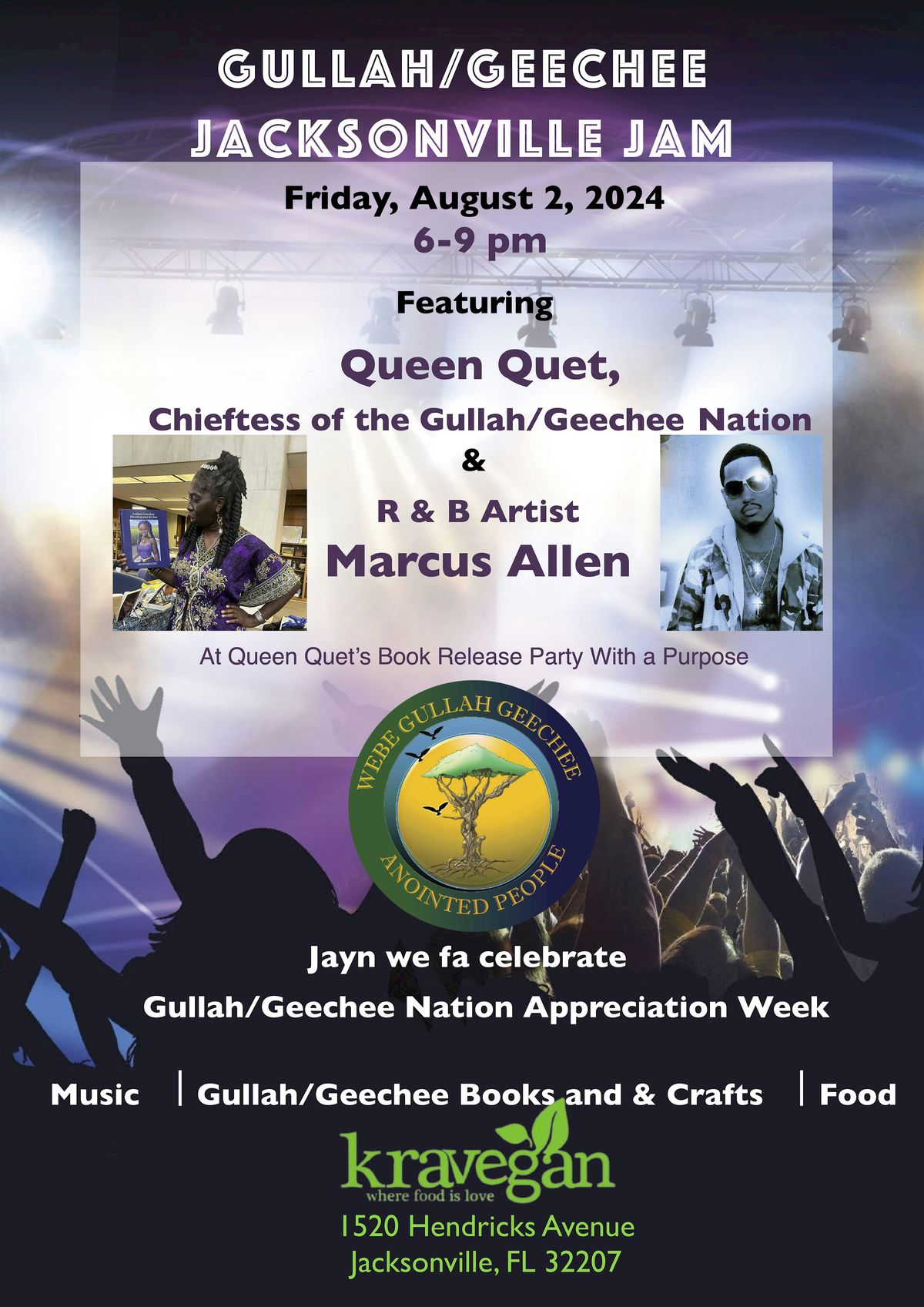 Gullah/Geechee Jacksonville Jam, Kravegan Where Food Is Love ...
