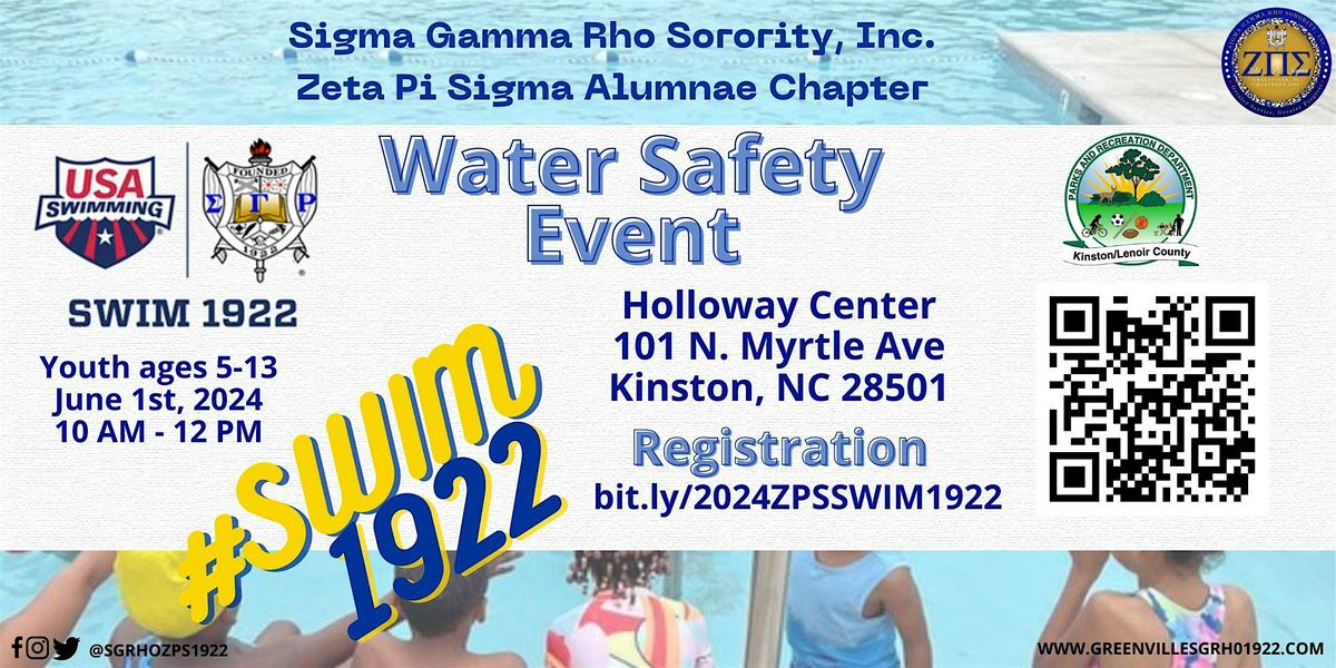Swim 1922 Water Safety Event, 101 N Myrtle Ave, Kinston, 18 May 2024 ...