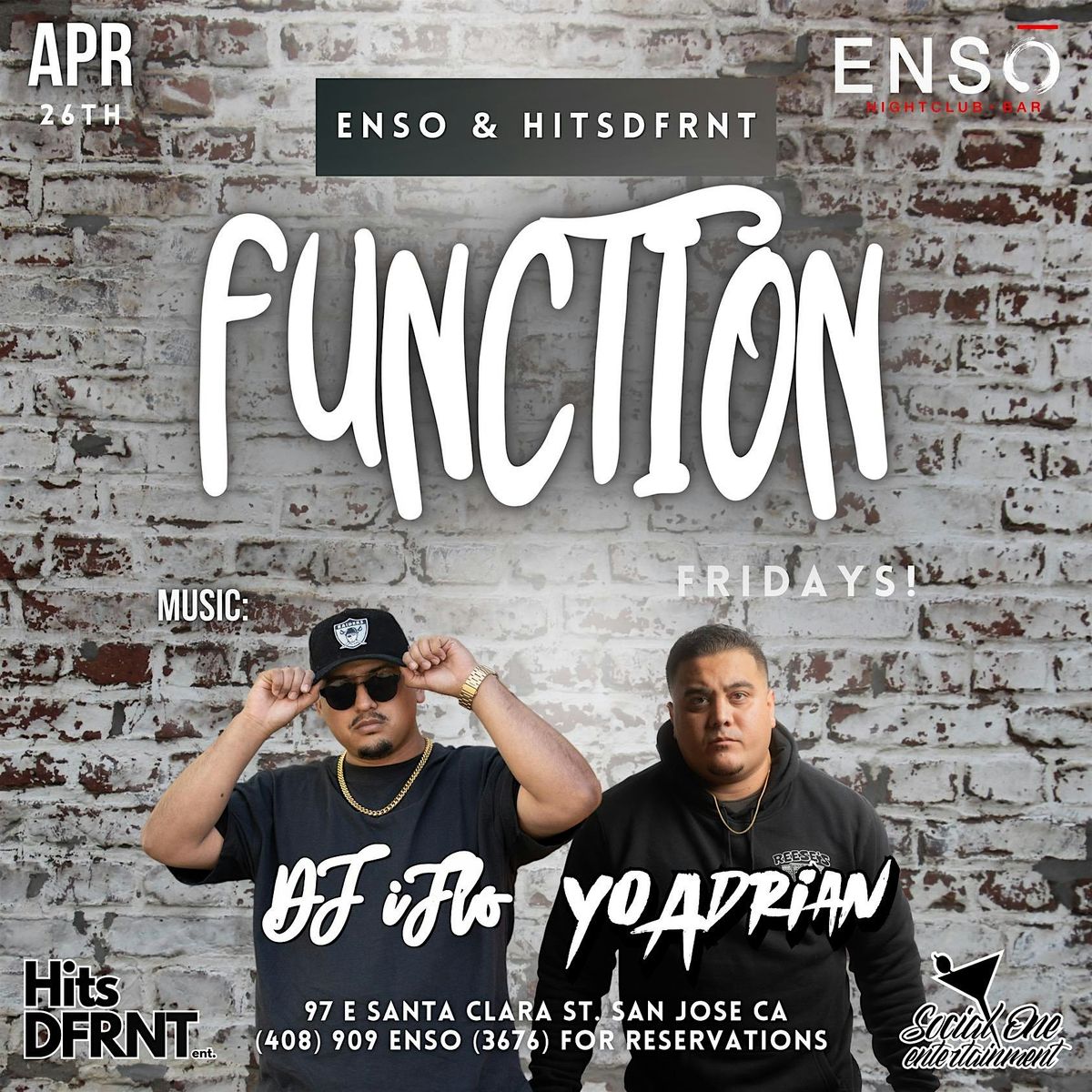 FUNCTION FRIDAYS @ Enso Nightclub, ENSO Bar & Nightclub, San Jose, 26 ...