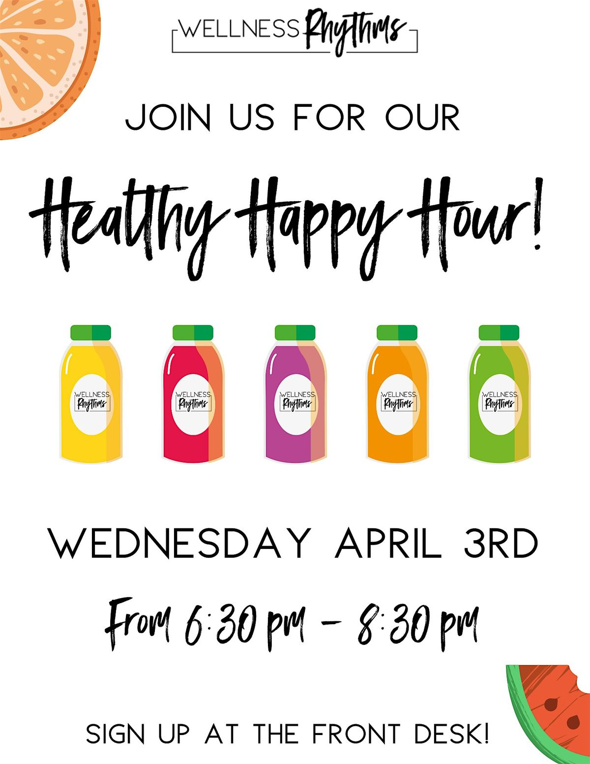 Healthy Happy Hour!, 184 S Pennsylvania St, Denver, 10 April 2024 ...