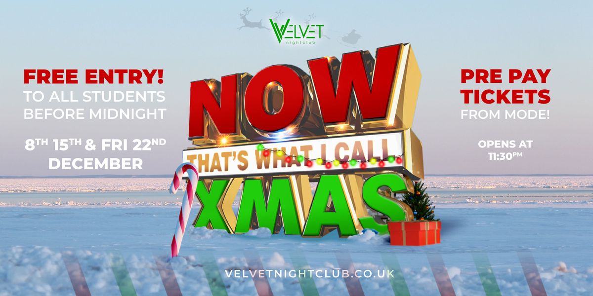 Now Thats What I Call Xmas, Velvet Nightclub, Worcester, 15 December to ...