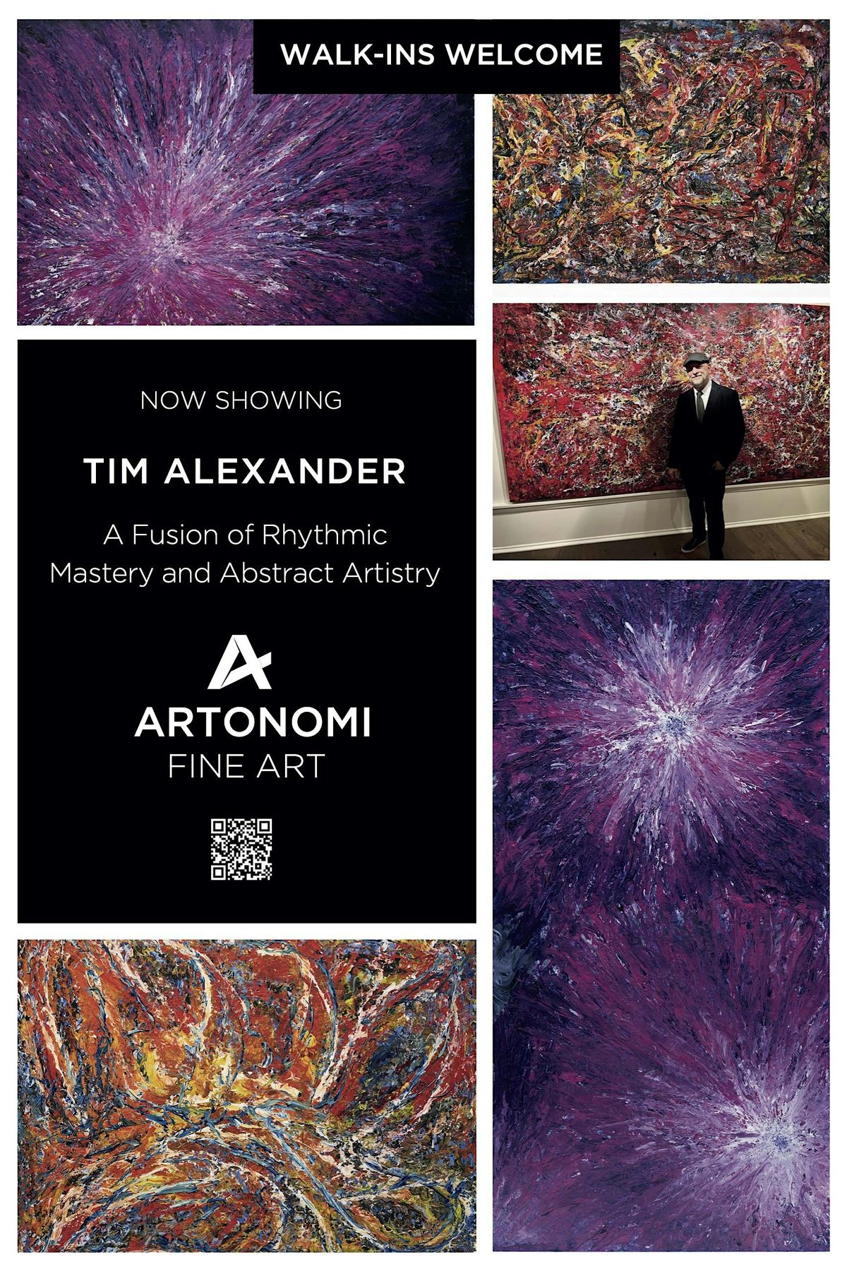 Final evening of Tim Alexander: Abstract Exhibition, Artonomi Fine Art ...