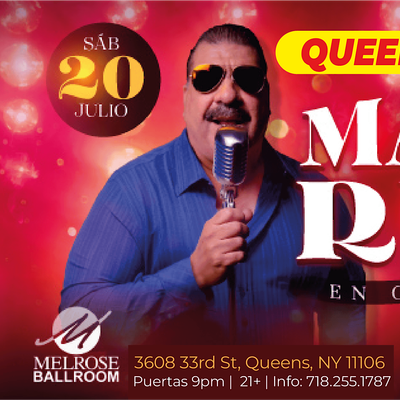 Concierto de salsa con Maelo Ruiz en QUEENS, NY | Julio 20 2024, Melrose Ballroom, Queens, 20 ...