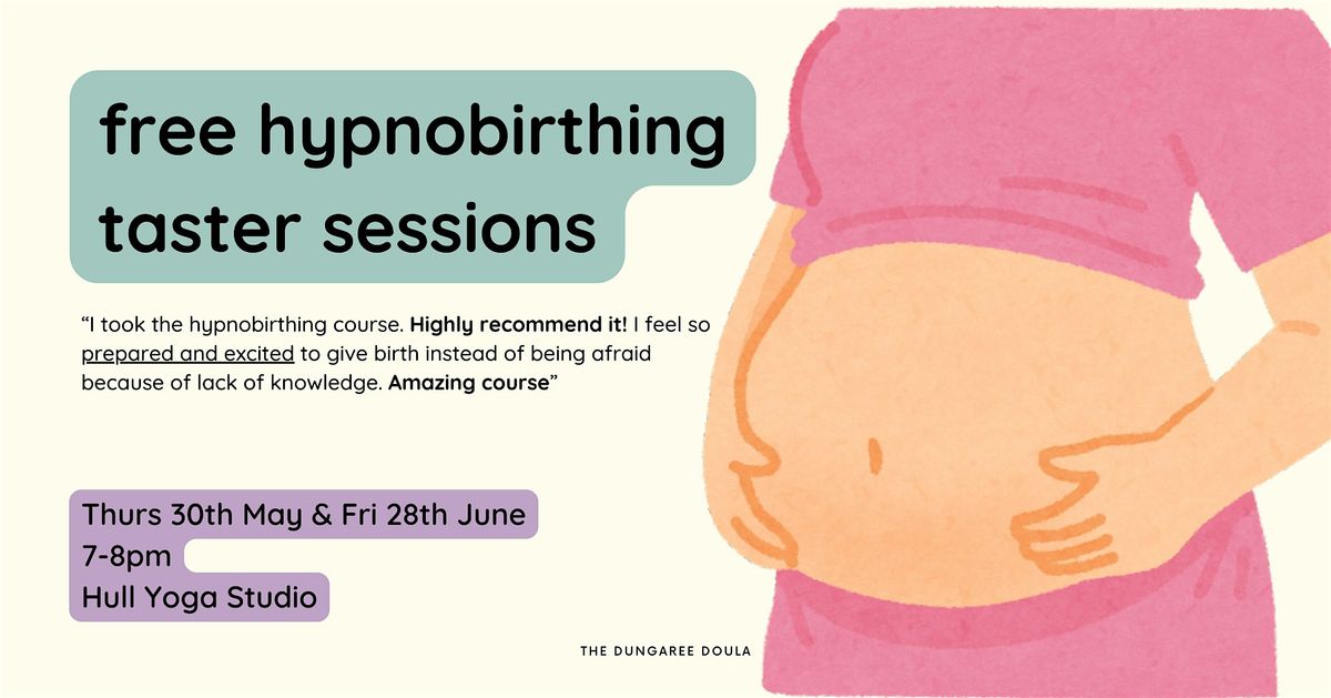 Free hypnobirthing taster session, Hull Yoga Studio and Training ...