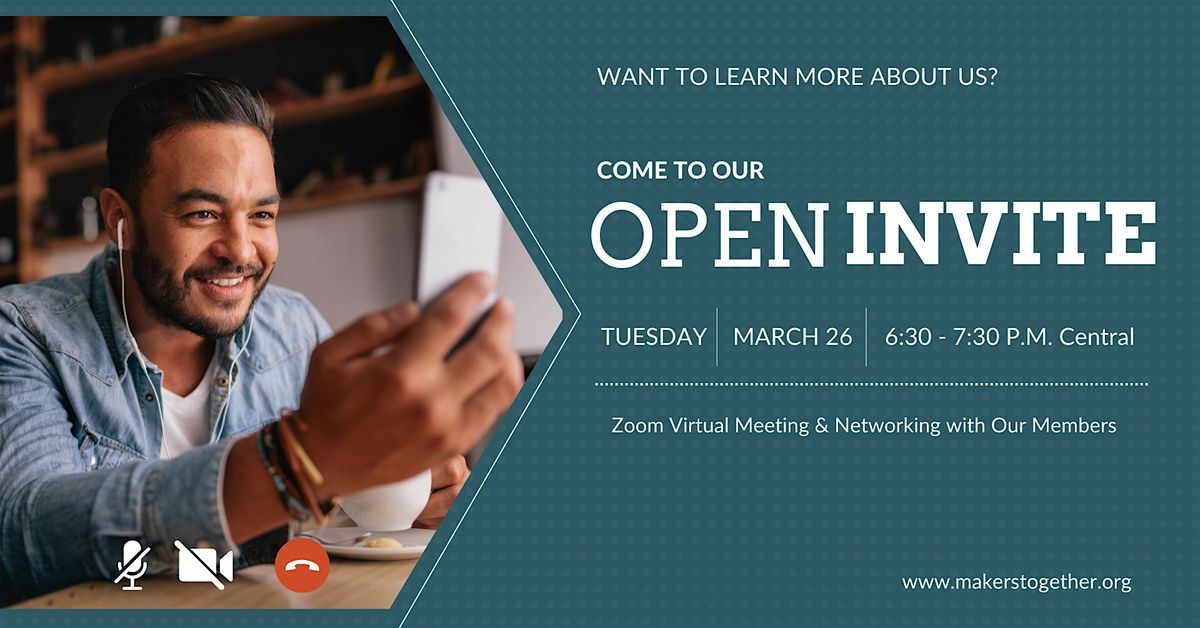 Virtual Open Invitation - Come See What Youve Been Missing, March 26 ...