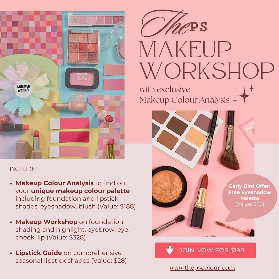 The PS Exclusive Makeup Workshop with Makeup Colour Analysis, Brisbane ...