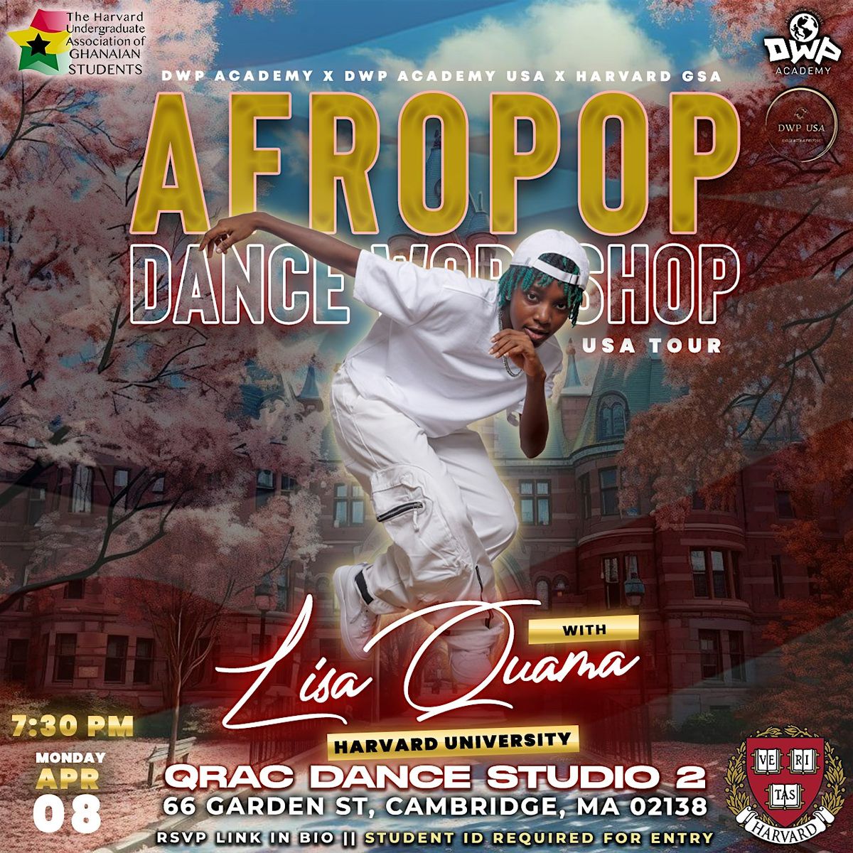 Lisa Quama Afropop Dance Workshop || Harvard University, Harvard ...