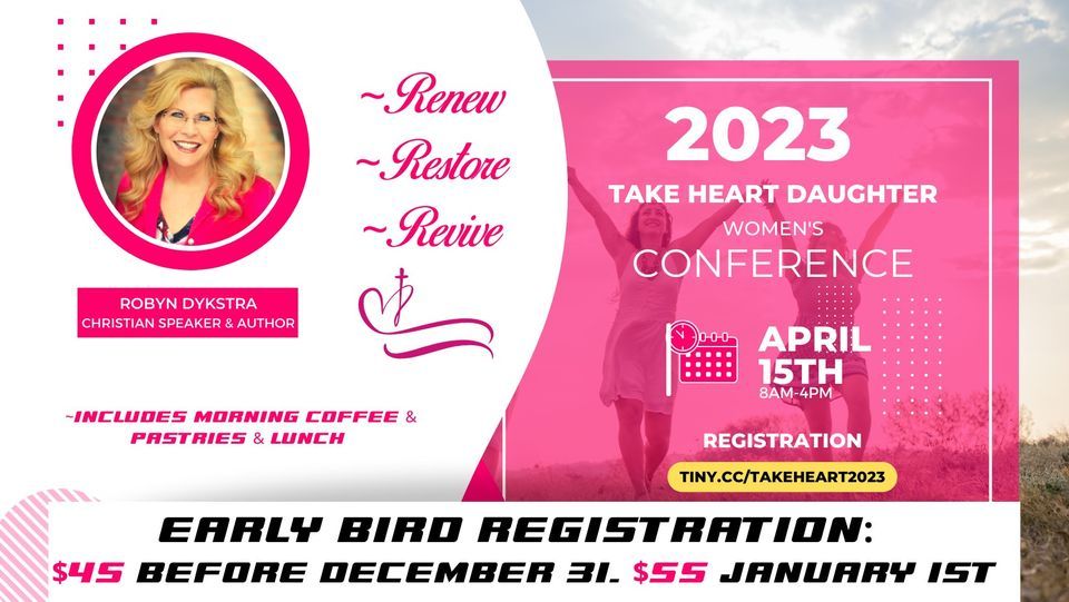 TAKE HEART DAUGHTER 2023, Brookside Church, Front Royal, April 15 2023 ...