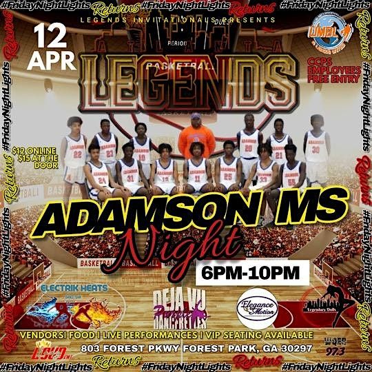 Atlanta Legends Friday Night Lights, Forest Park Recreation & Parks, 12 ...