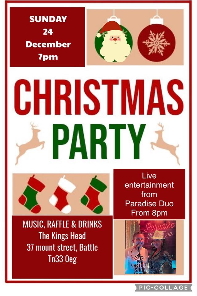Christmas Eve Party , Kings Head Battle, Rye Harbour, 24 December 2023 ...