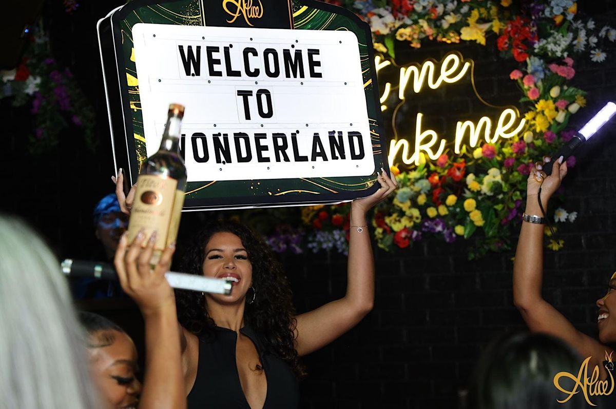 Down The Rabbit Hole: Alice Fridays in the Speakeasy, Alice DC - 1357 U ...
