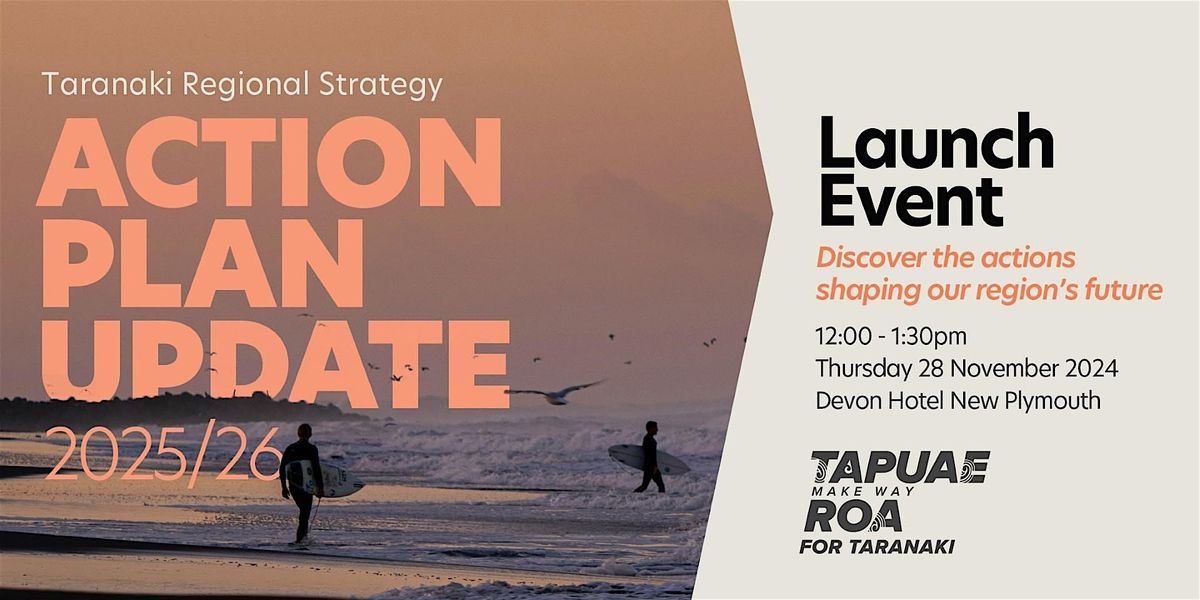 Tapuae Roa 2025/26 Action Plan - Launch event, The Devon Hotel - New ...