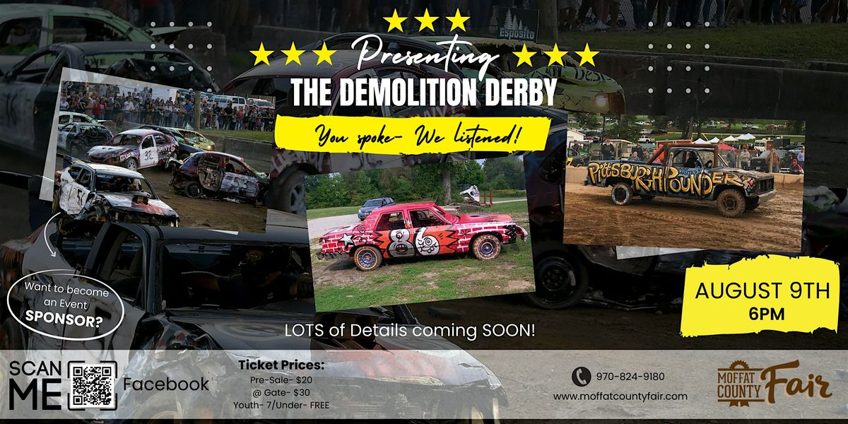 Demolition Derby, Moffat County Fairgrounds, Craig, 9 August 2024 ...