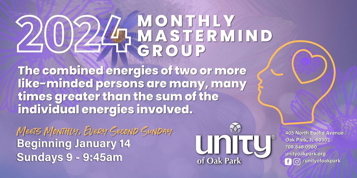 Monthly Spiritual Mastermind - Discover Shared Wisdom and Spiritual ...