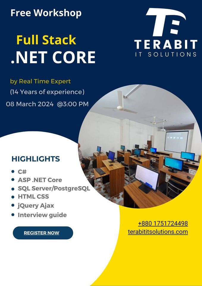 Free Workshop, 3rd Floor, 50 West Agargaon, Dhaka 1207, 8 March 2024 ...