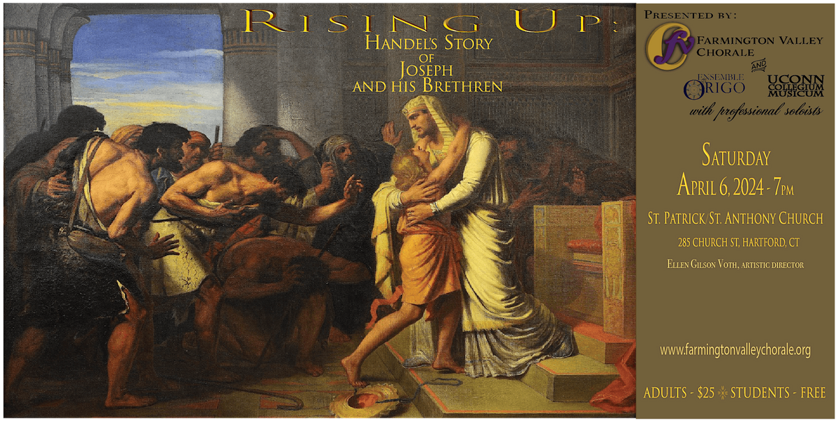 Rising Up: Handel’s Story of Joseph and his Brethren, 285 Church St ...