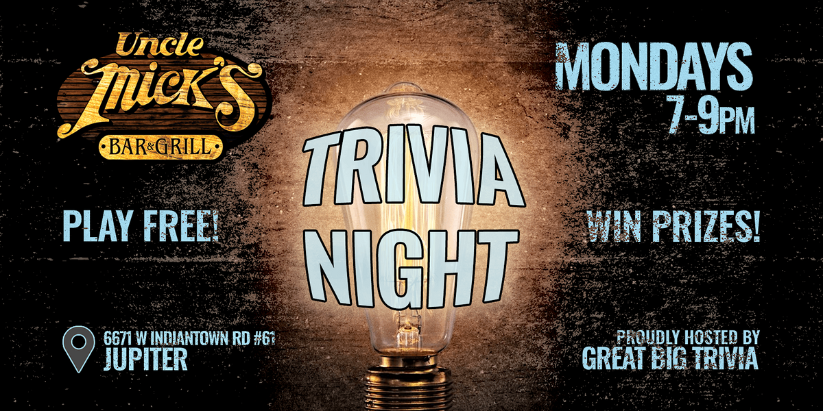 Trivia Night @ Uncle Micks | Good times with friends!, Uncle Mick's Bar ...