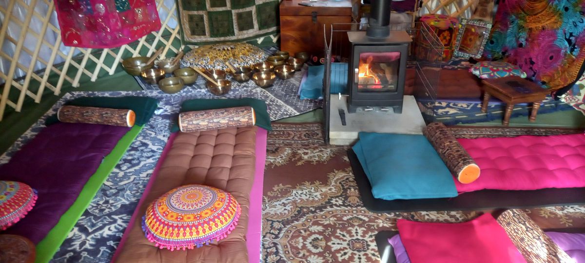 Sound Bath in the Yurt, 122 Shephall View, Stevenage, 8 December 2023 ...
