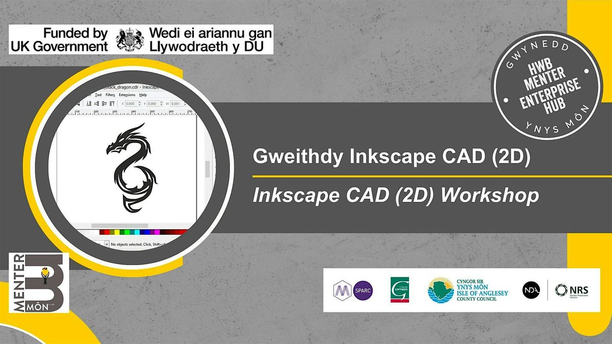 IN PERSON - Gweithdy Inkscape CAD (2D) // Inkscape CAD (2D) Workshop ...