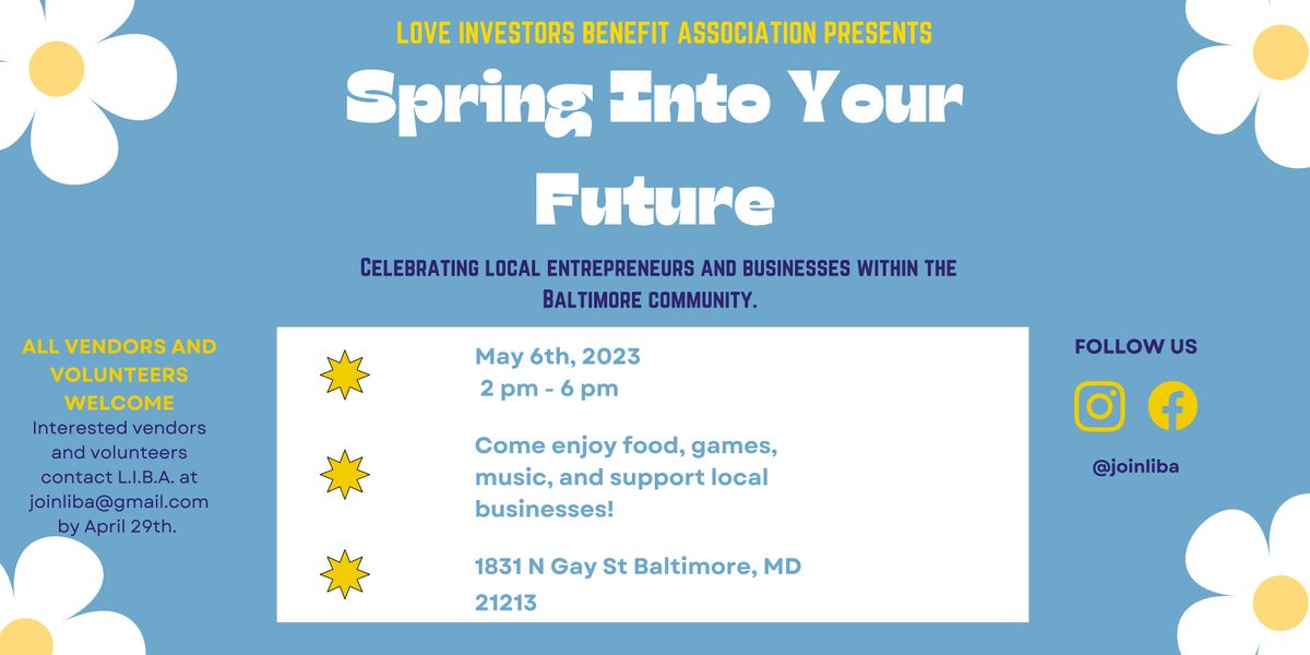 SPRING INTO YOUR FUTURE, Court of Christ, Baltimore, 6 May 2023 ...
