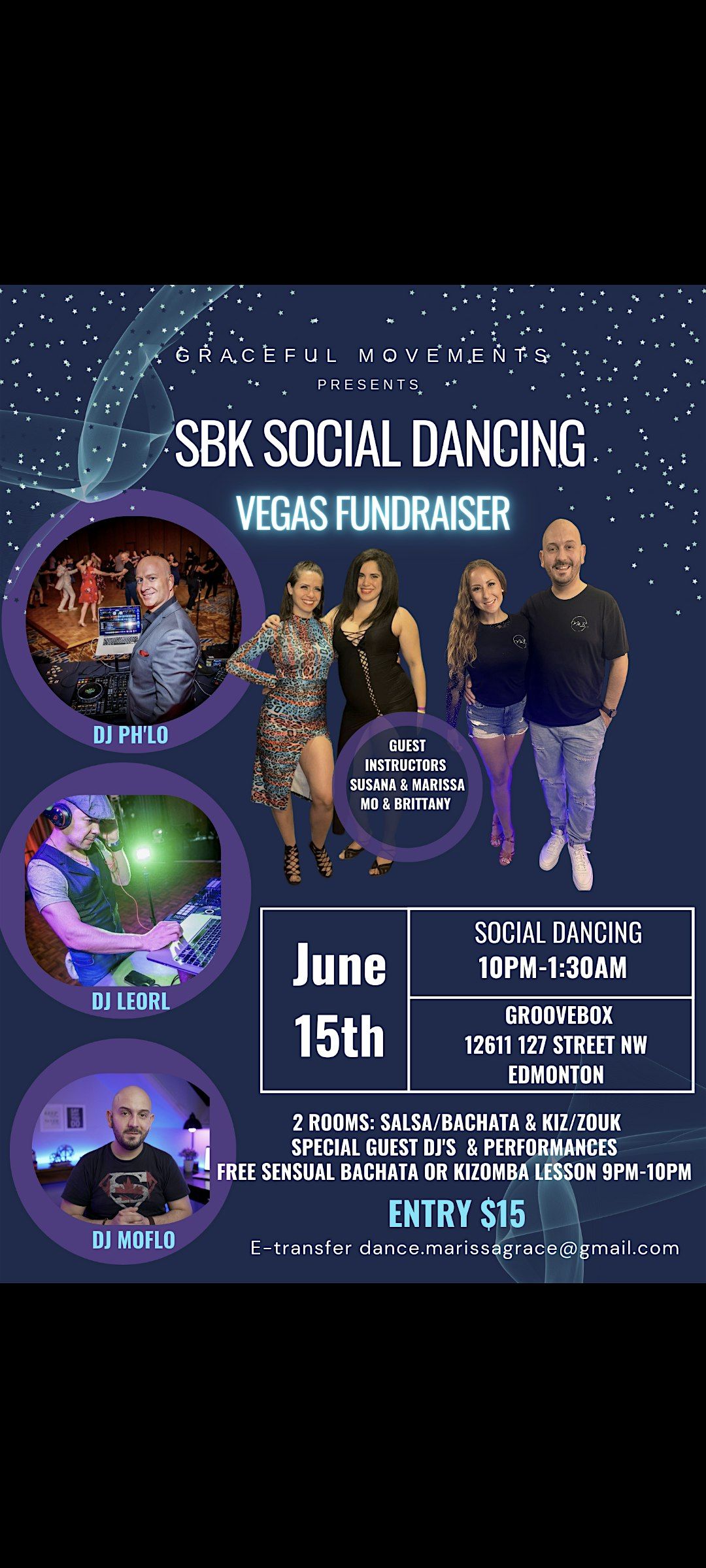 SBK Social Dancing Fundraiser, Groovebox, Edmonton, 15 June 2024 ...