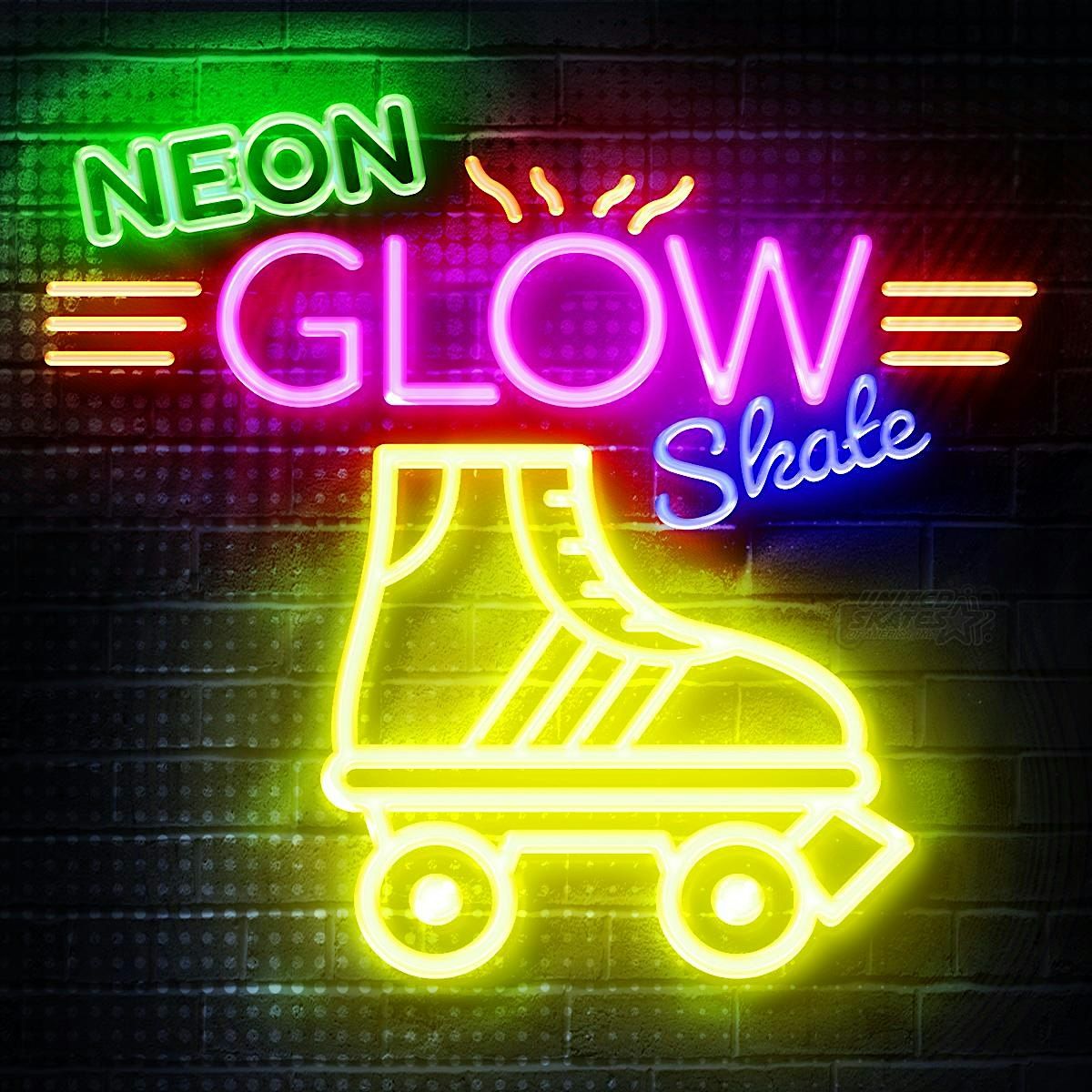 Neon Glow Skate, Branch Brook Park Roller Skating Center, Newark, 13 ...