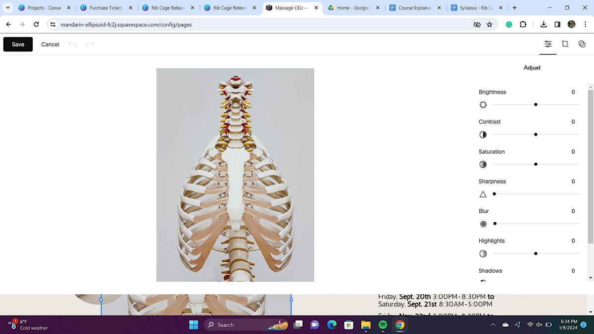 Rib Cage Release Basics- 5 CEU Hours, Sacred Beings, Valley City, 4 ...