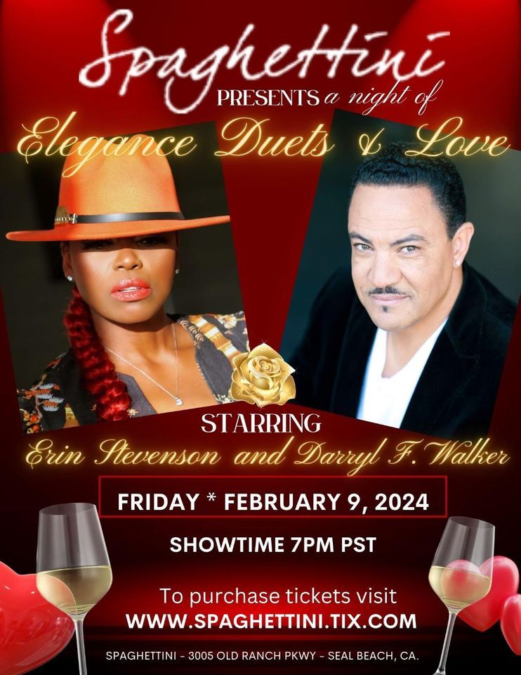 Erin Stevenson & Darryl Walker - A Night of Duets & Love, Spaghettini ...
