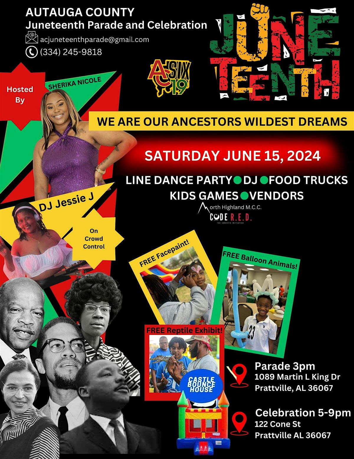 Autauga County Juneteenth Parade and Celebration, Prattville, 15 June ...