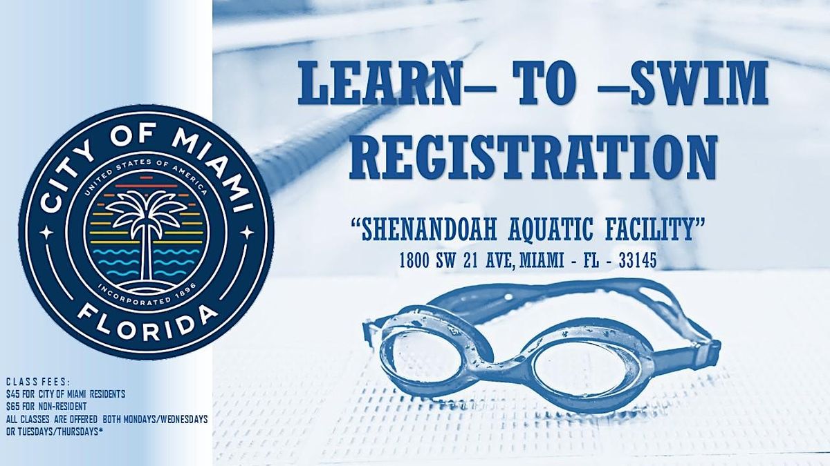 Shenandoah Pool Preschool Aquatics Swim Class Mon/Wed (5:30pm - 6:00pm ...