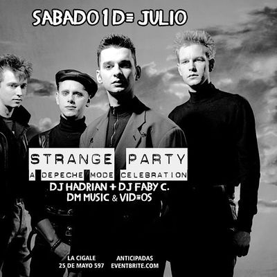 Strange Party, a Depeche Mode Celebration, La Cigale, Buenos Aires ...
