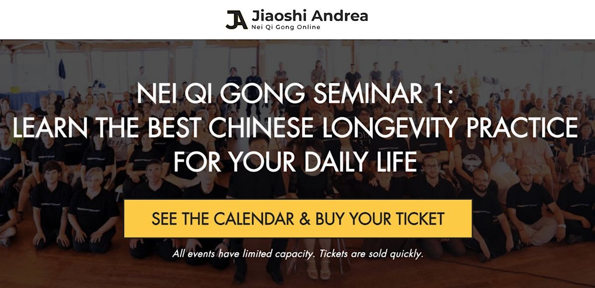 Nei Qi Gong with Jiaoshi Andrea - Seminar 1: "Xing Shen Zhuang Gong", 6 ...