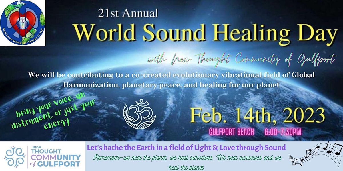 World Sound Healing Day on Gulfport Beach, Gulfport Beach Recreation ...