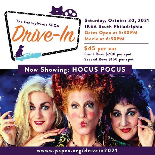 Drive-in Movie Night: Hocus Pocus, IKEA, Philadelphia, 30 October 2021 ...
